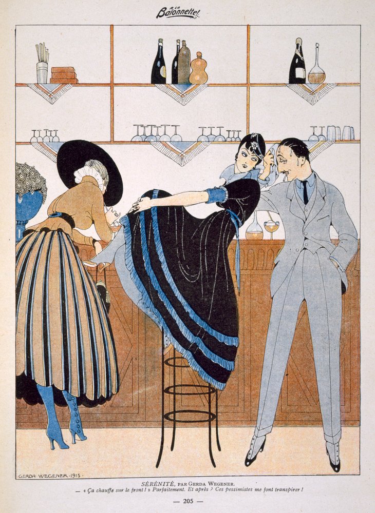 Serenity, från veckotidningen 'La Baionnette', 1915