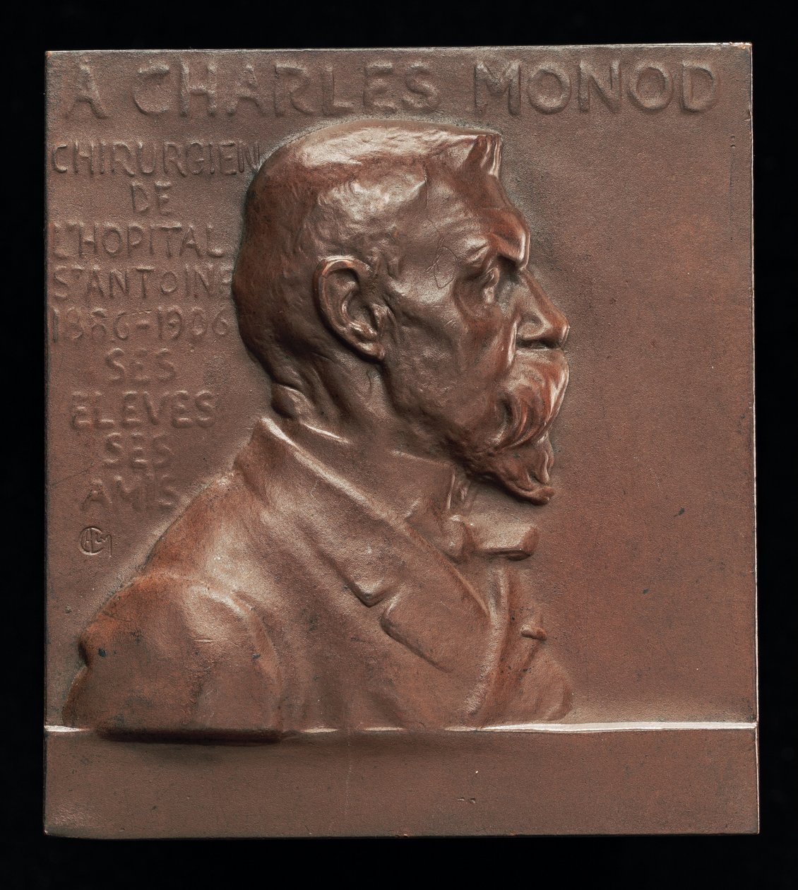 Alexandre-Charles Monod, 1843-1921, kirurg [framsidan], ca. 1906.